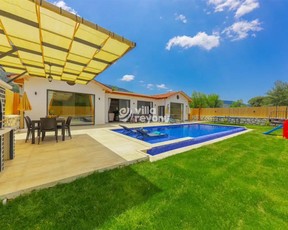 VİLLA TİNA, Kalkan Sarıbelen Bölgesinde 5 Kişilik Kiralık Villa | Villa Reyonu